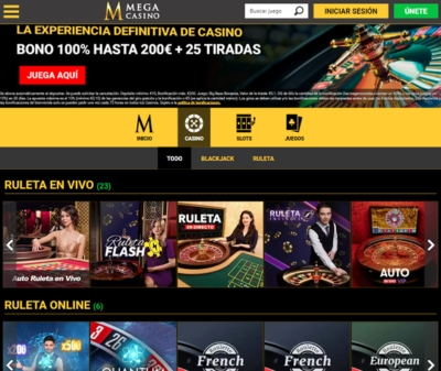 Mega Casino | Analisis y Opiniones【2025】